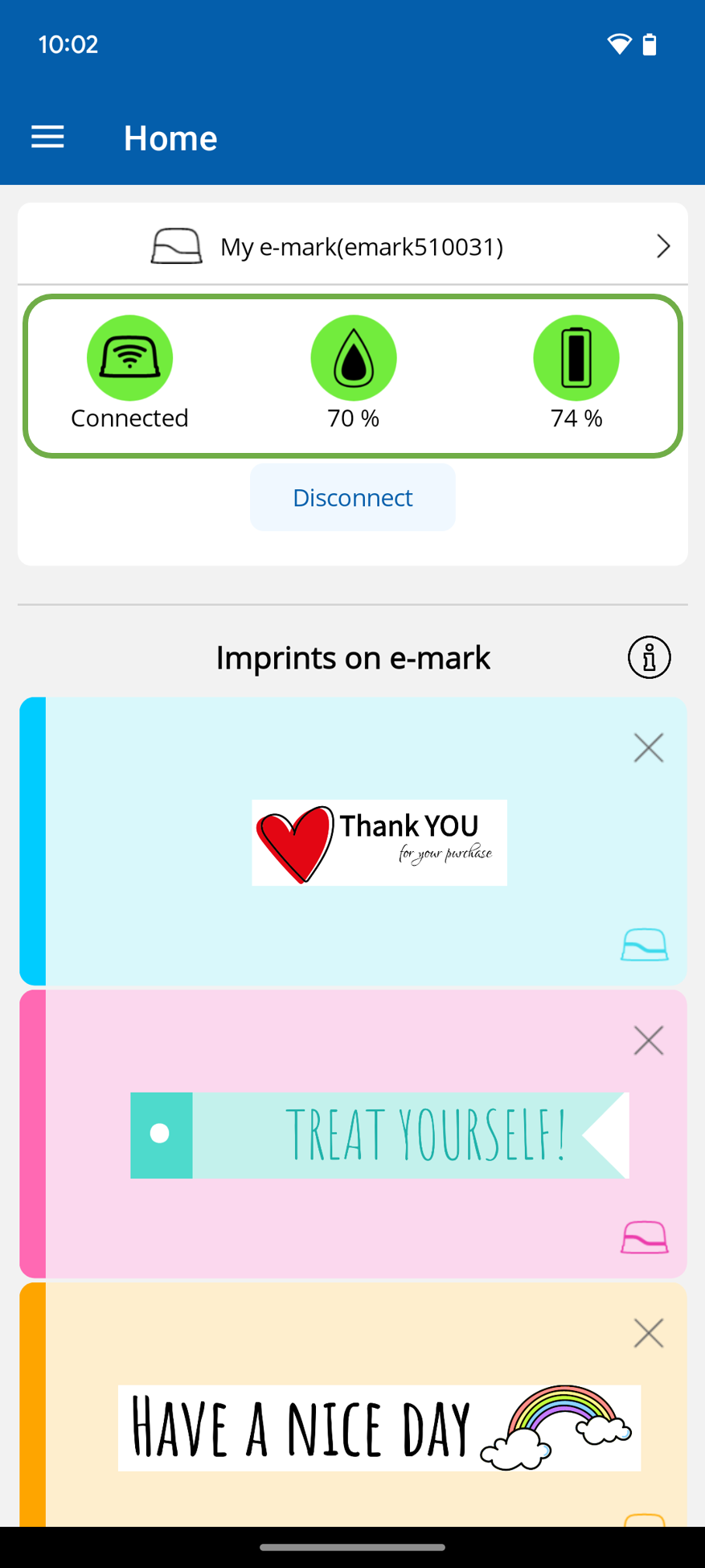 Wie lade ich den e-mark (create)? Lädt der e-mark (create) auch wenn er ausgeschaltet ist? – e ...